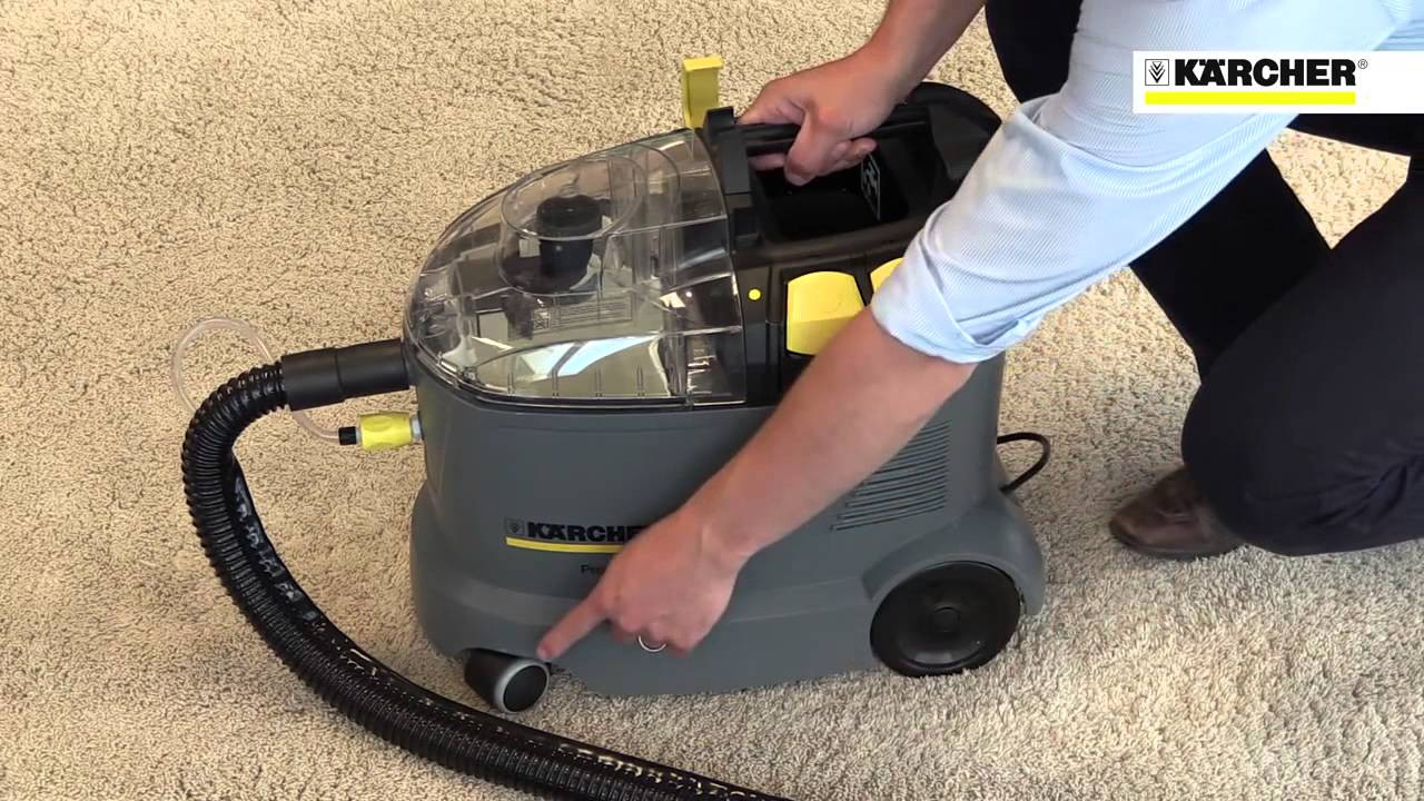 Aspirator cu spalare Karcher Puzzi 8/1 C, 1200W, 8L - Global Tech Romania