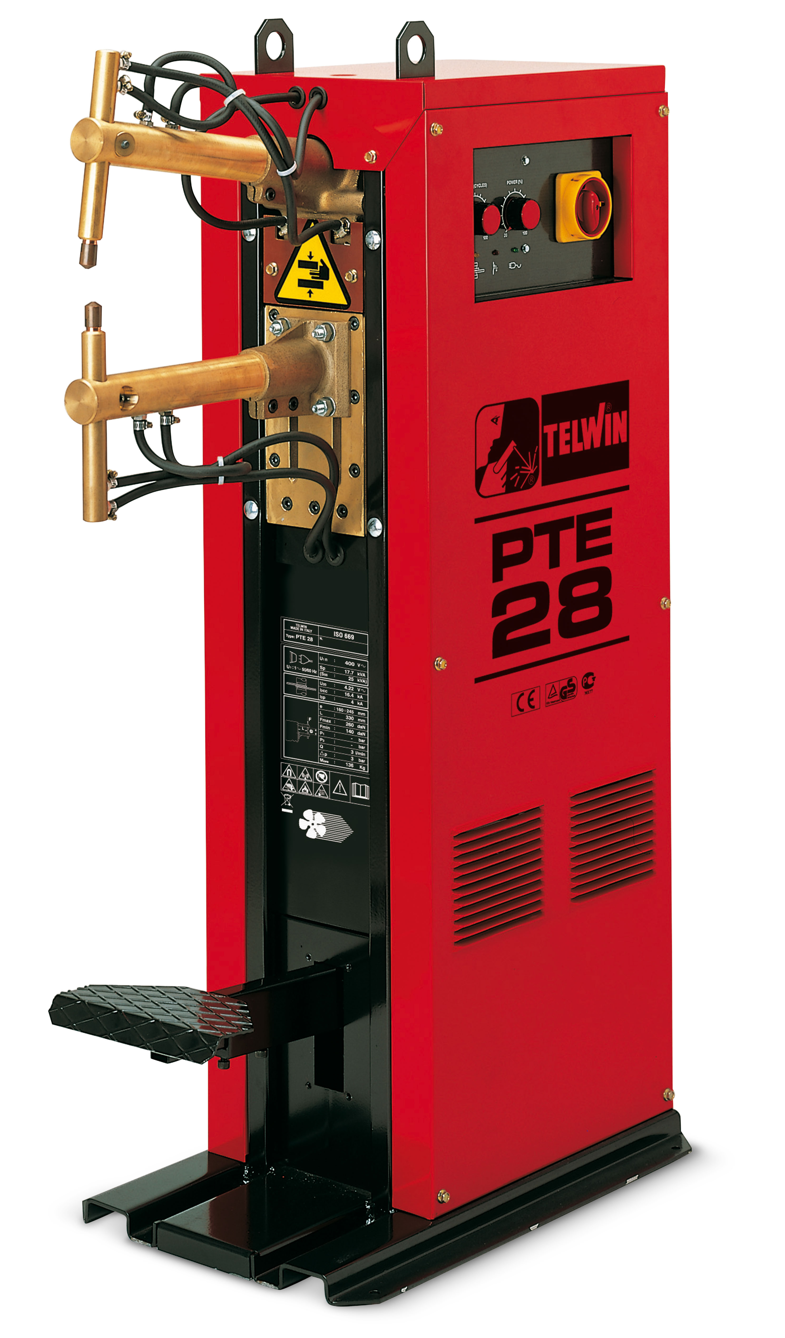 Aparat de sudura in puncte TELWIN PTE 28 LCD 400V / 16400A - Global Tech Romania