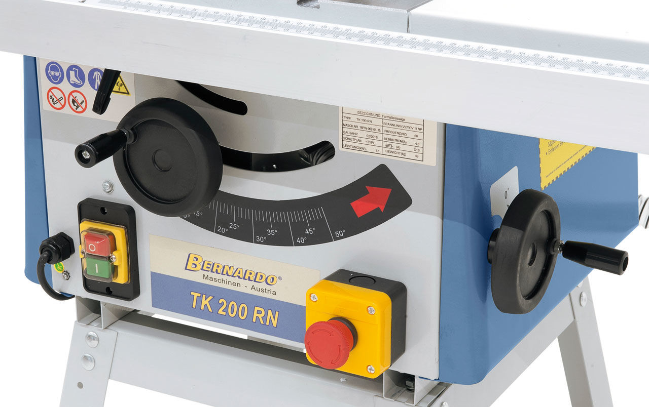 Fierastrau circular de masa Bernardo TK 200 RN, 4750 rpm, 1.5 CP, 230 V ...